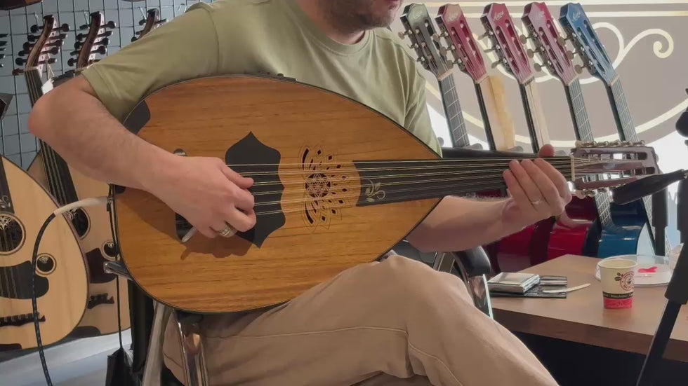 Cutaway Electric Oud with Premium Mahogany - Superior Sound Quality ...